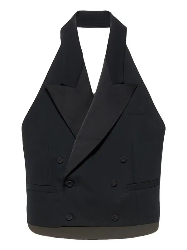 MAXCO. Waistcoat Sami Miró Co.llaboration - Black