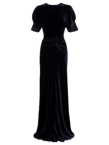 Victoria Beckham Isabella Velvet Gown - No