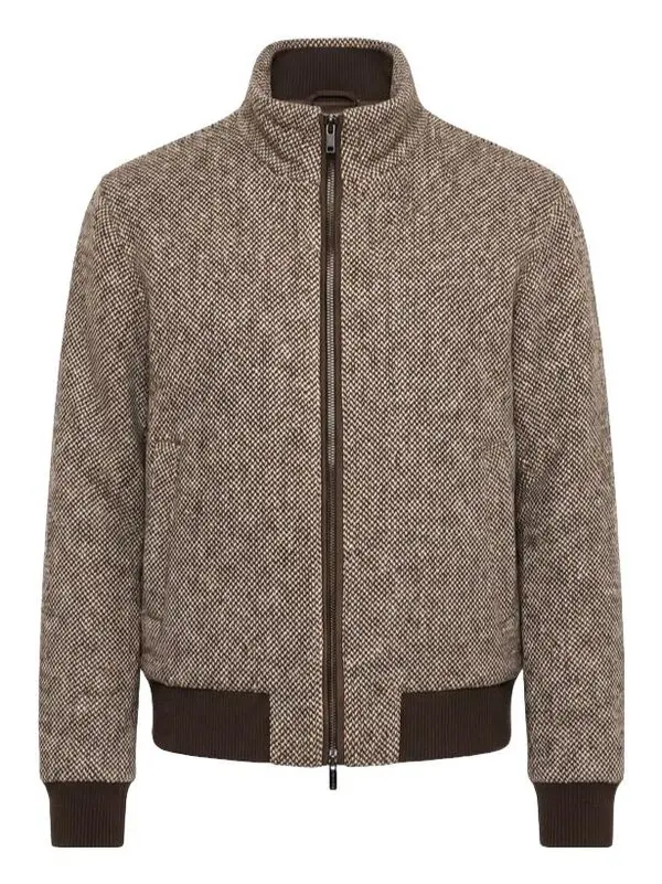 Peserico Tweed Bomber Jacket - No