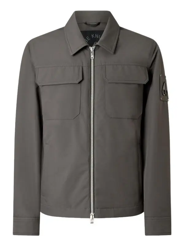 Moose Knuckles Jacques Shirt Jacket - Cement Ash