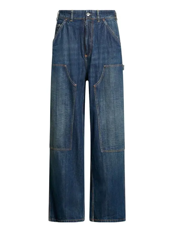 MAISON MARGIELA Denim Trousers - Blue