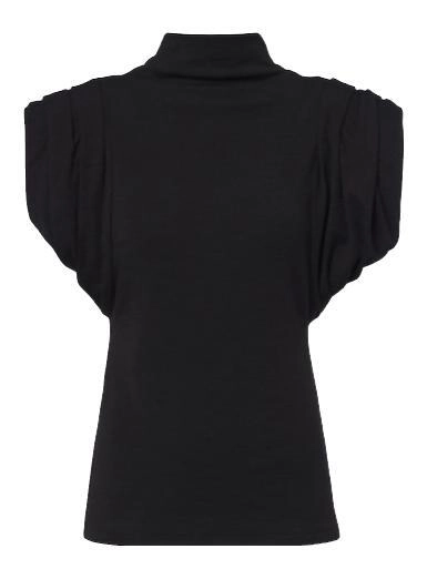 MUGLER High-neck Wool-blend Top - No