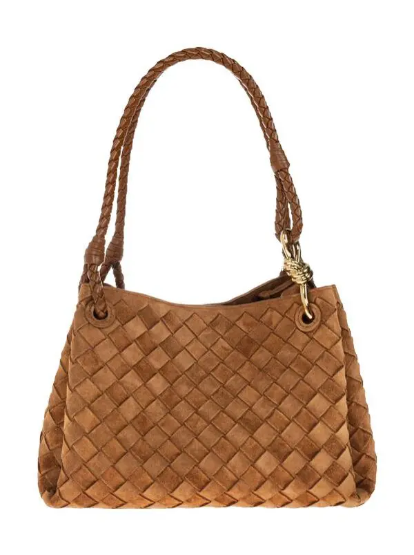 Bottega Veneta Woven Handbag - Brown