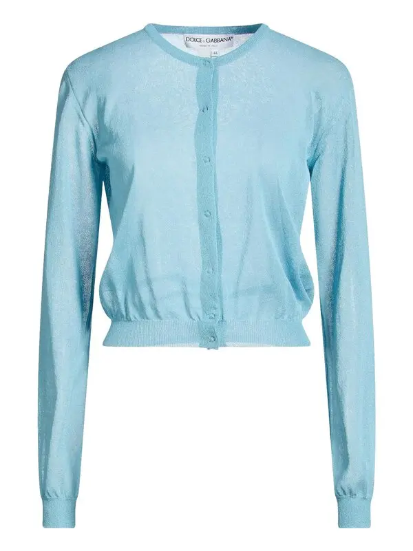 Dolce & Gabbana Lightweight Knit Cardigans - Blue