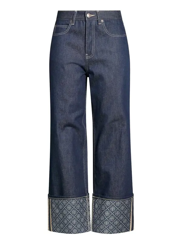 Tory Burch Straight Leg - Blue
