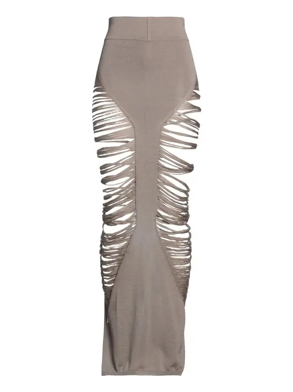 Rick Owens Long Skirts - Nude