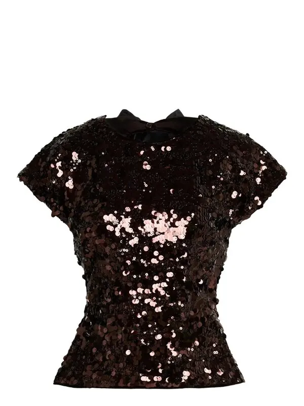 GANNI Party Tops - Black