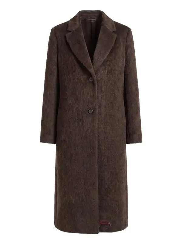 Peserico Single-breasted Coat - Black