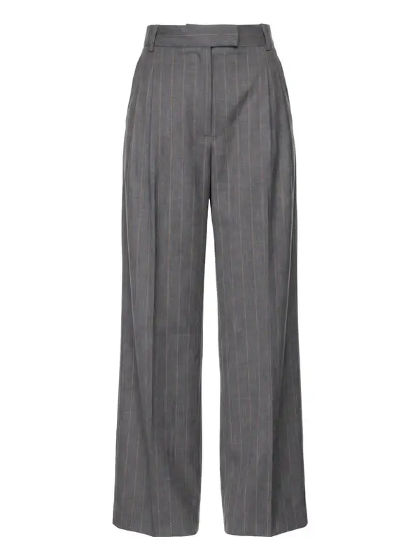 GANNI Casual Trousers - Gray