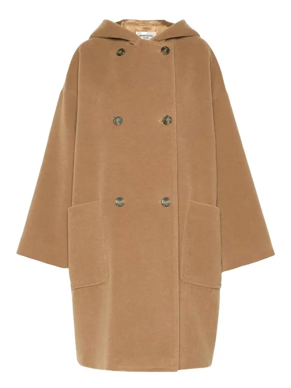 Max Mara Wool And Alpaca Beaver Cloth Coat - Camel