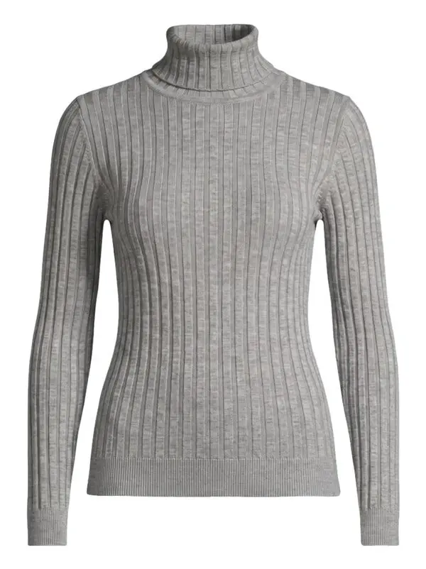 Peserico Ribbed-knit Roll-neck Sweater - No