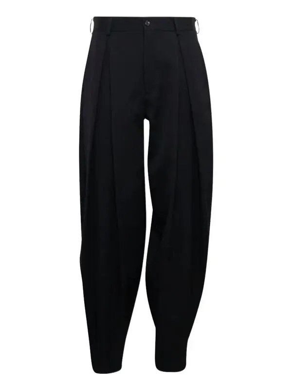 Comme Des Garçons High-waisted Trousers - Black