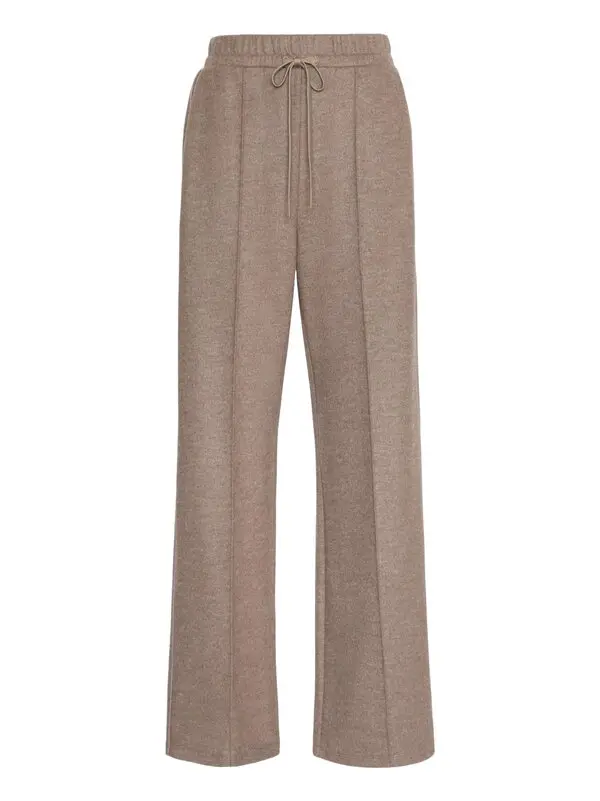 Max Mara Drawstring Wide-leg Pants - Chestnut