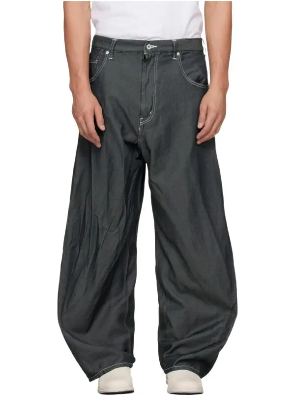 Comme Des Garçons Belt-loop Jeans - Black