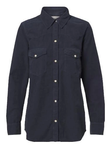 NILI LOTAN Travis Cotton Corduroy Shirt - No