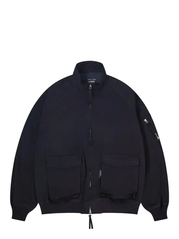 Comme Des Garçons Zip-up Jacket - Black