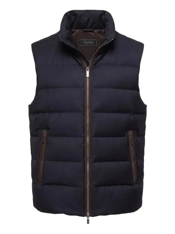 Peserico Flannel Down Quilted Gilet - No