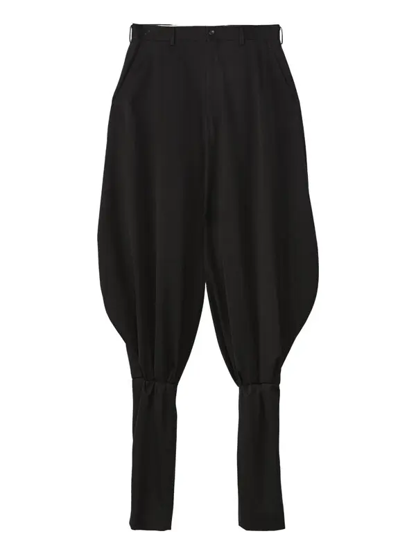 Comme Des Garçons Trousers With Belt Loops - Black
