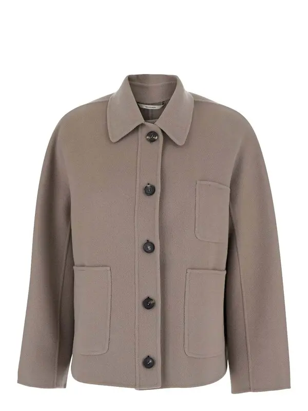 Max Mara Cloe Boxy Jacket - Gray