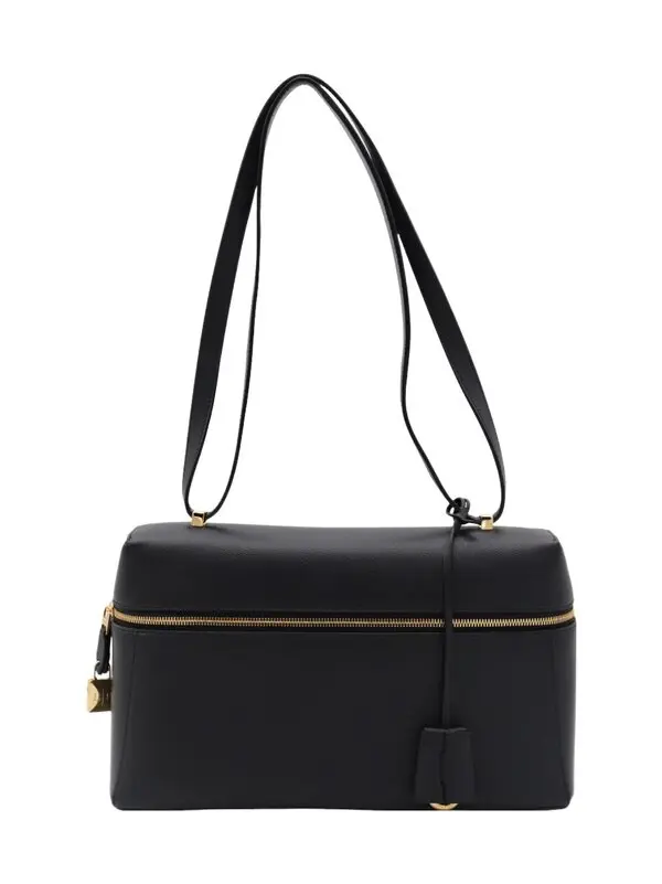 Loro Piana Zippered Shoulder Bag - Black