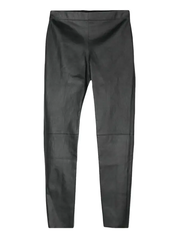 JOSEPH Leather Leggings - Black
