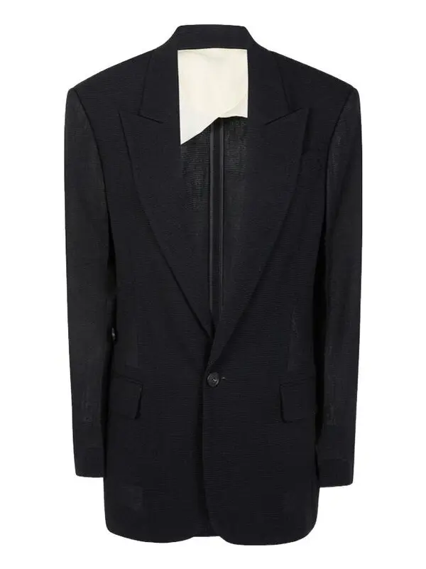 Phoebe Philo Long-sleeved Suit Jacket - Black