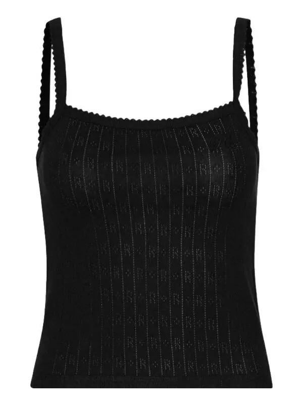 ROTATE BY BIRGER CHRISTENSEN Hollow Out Halter Top - Black
