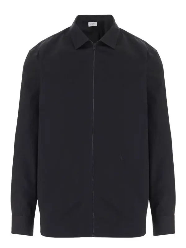 Saint Laurent Long-sleeved Shirt - Black