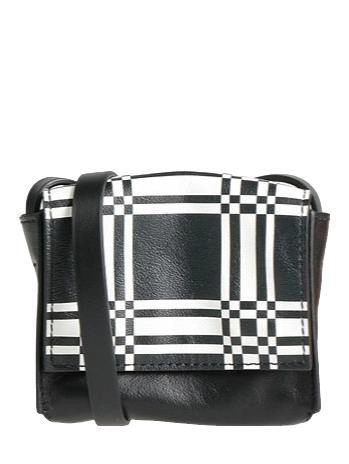 Marni Small Checkered Leather Bag - Black