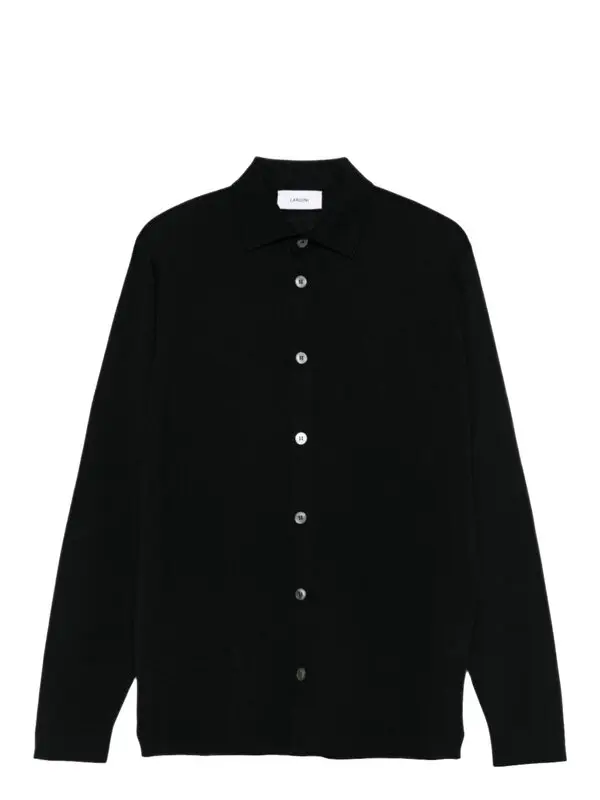 LARDINI Knit Shirt - Black