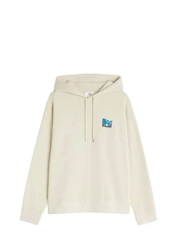 Maison Kitsuné Gallery Fox Oversized Hoodie - Macadamia
