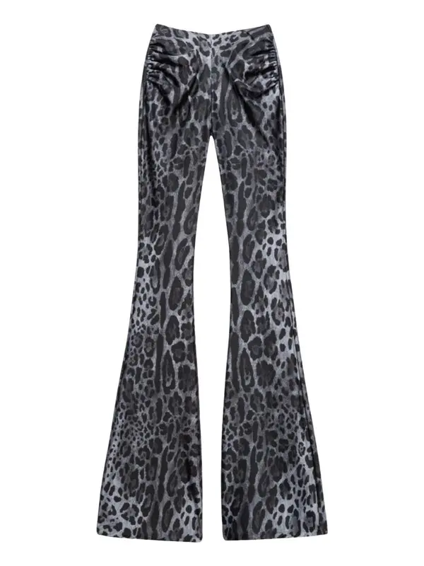 ANIYE BY Jodi Flared Leopard Pants - No