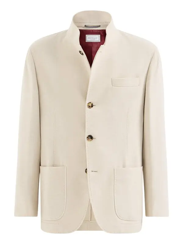 Brunello Cucinelli Cashmere Water-resistant Coat - Yellow