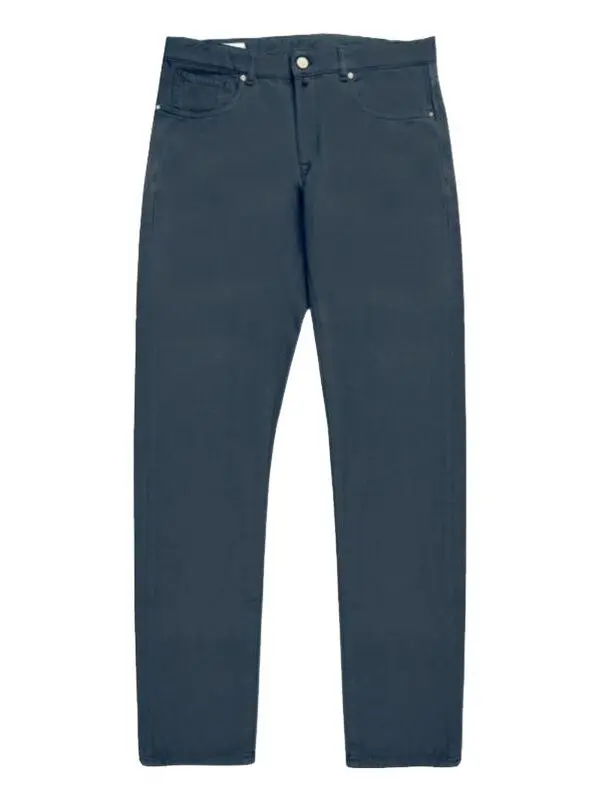 Incotex Slimfit Fivepocket Trousers - Medium Blue