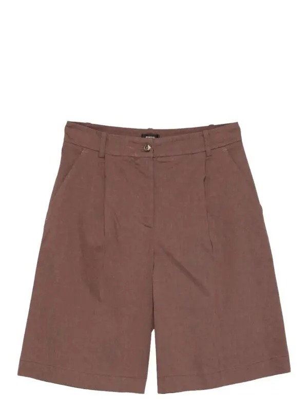 Pinko Tailored Shorts - Marrone