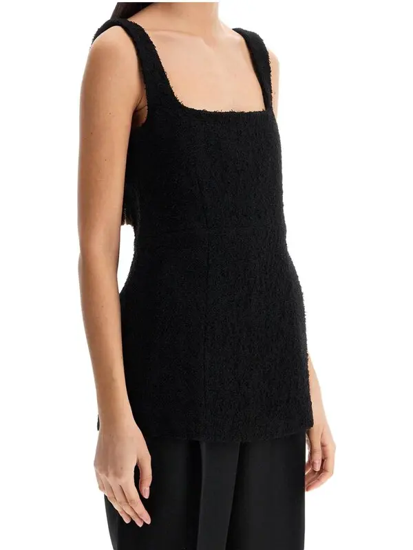 TOTEME Square Collar Sling - Black