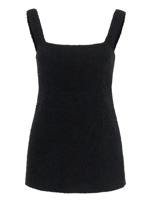 TOTEME Square Collar Sling - Black