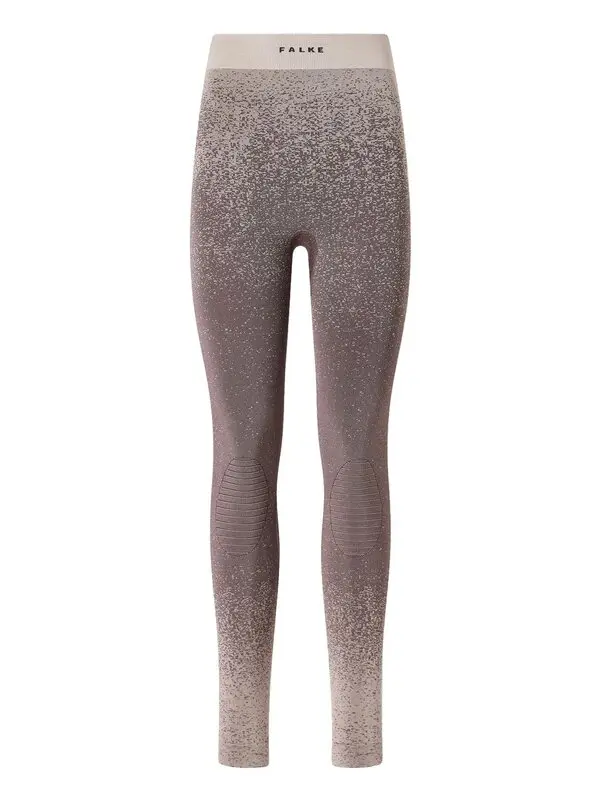 Falke Stretch-jersey Ski Leggings - Burgundy