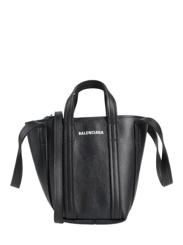 Balenciaga Medium-sized Leather Bucket Bag - Black