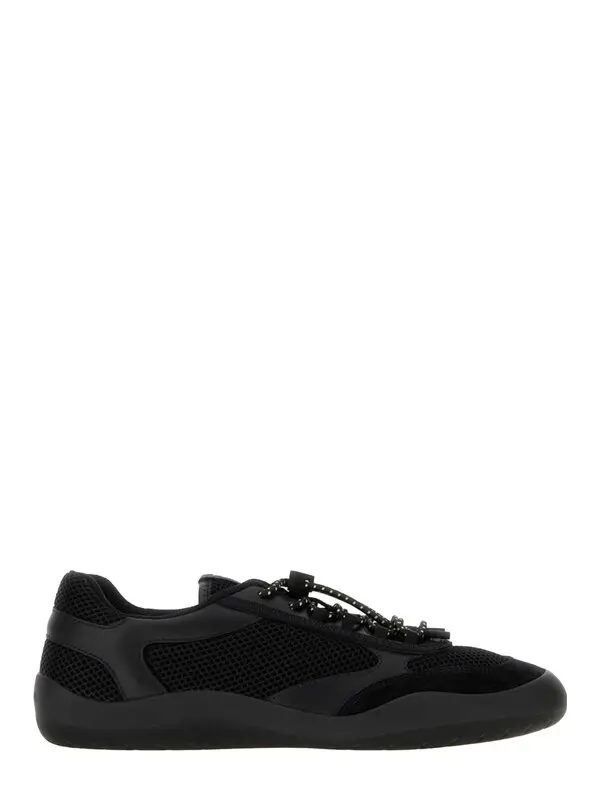 Prada Speedrock Mesh Sneakers - Black