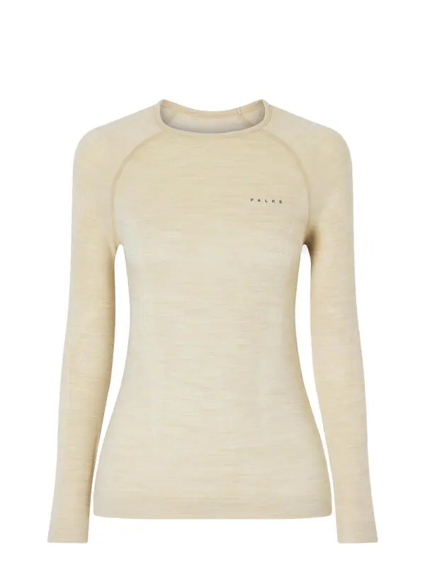Falke Stretch Wool-blend Baselayer - Neutrals