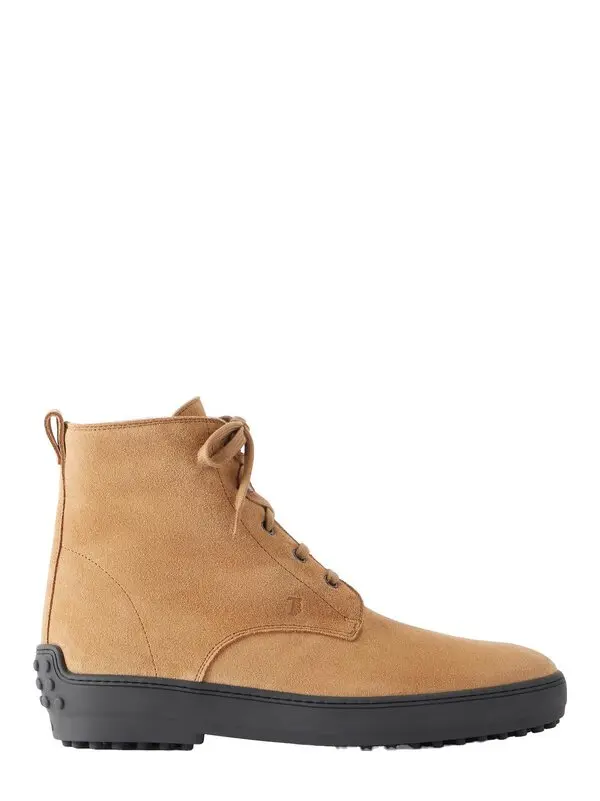 TOD'S Win Gomm 84l Suede Ankle Boots - Brown