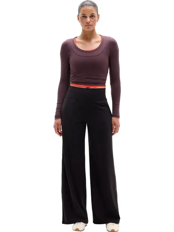 Athleta Salutation Stash Wide Leg - Black