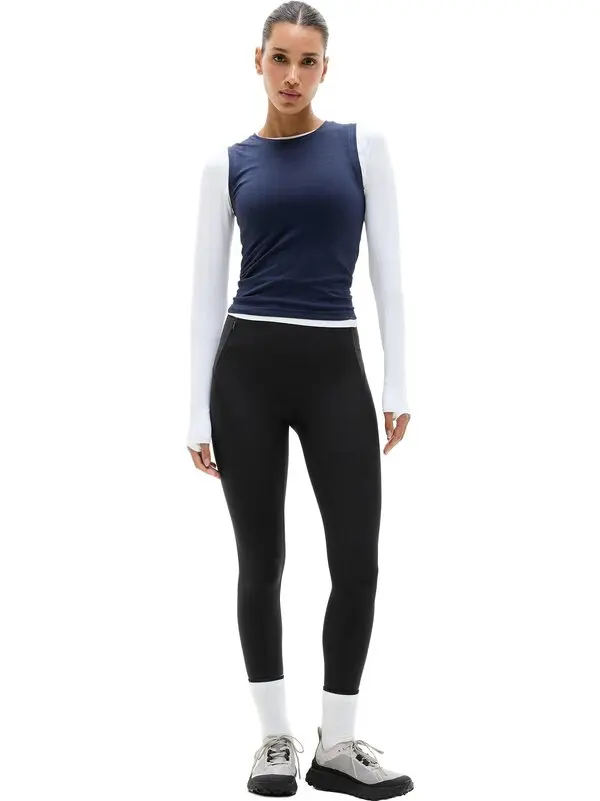 Athleta Powermove Smooth Rise Legging - Black