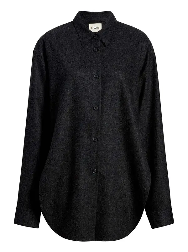 Khaite Goya Top - Charcoal