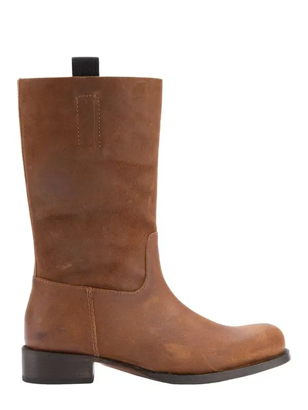 JUDE Leif Boot Distressed Suede Leather - Tan