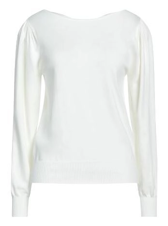 TWINSET Sweater Cream Size Viscose, Polyester - White