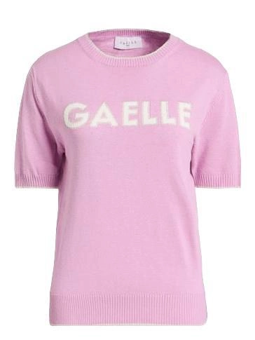 GAELLE PARIS Sweater Size Cotton, Acrylic, Viscose, Polyamide, Polyester - Pink