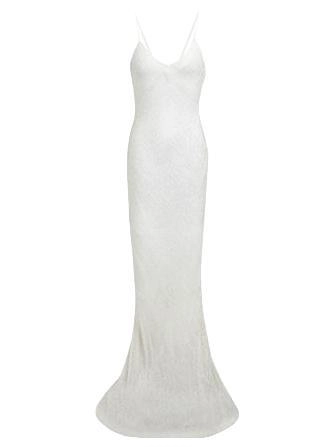 Elisabetta Franchi Red Carpet Maxi Dress Size Viscose - White