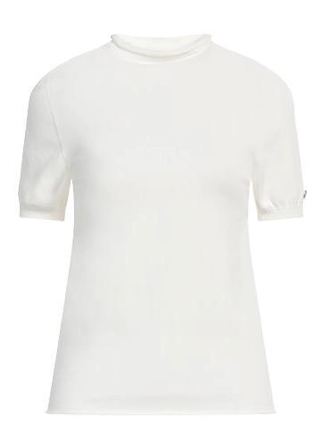 TWINSET Turtleneck Size Viscose, Polyester - White